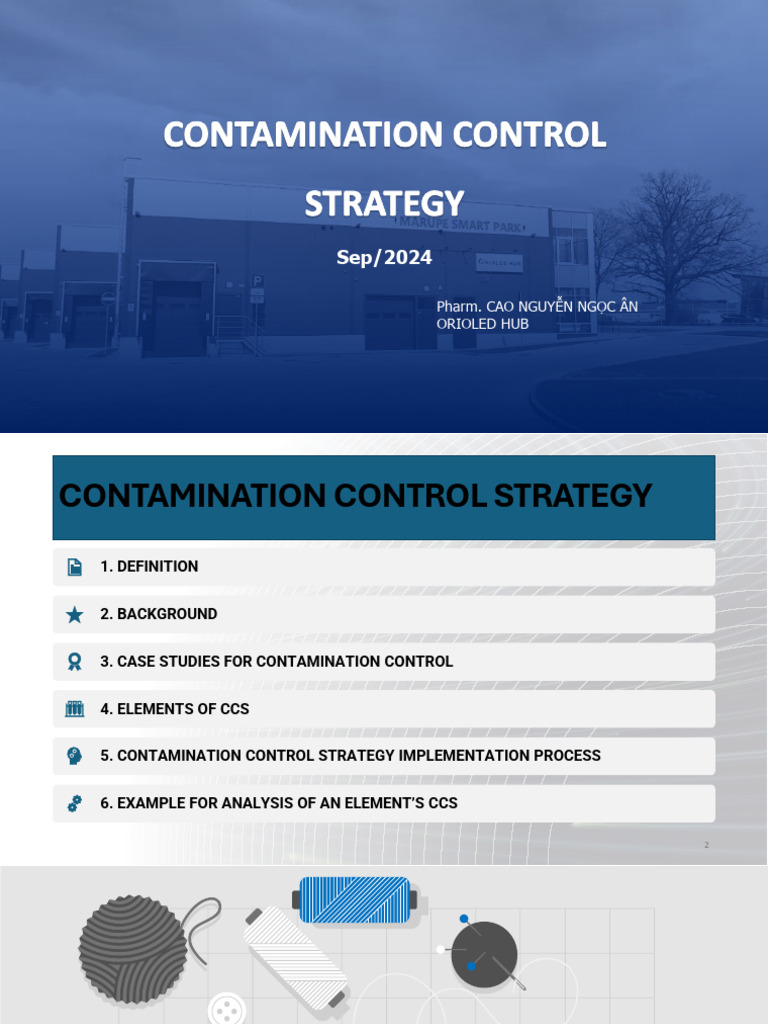 Contamination Control Strategy Overview | PDF | Leak | Specification ...