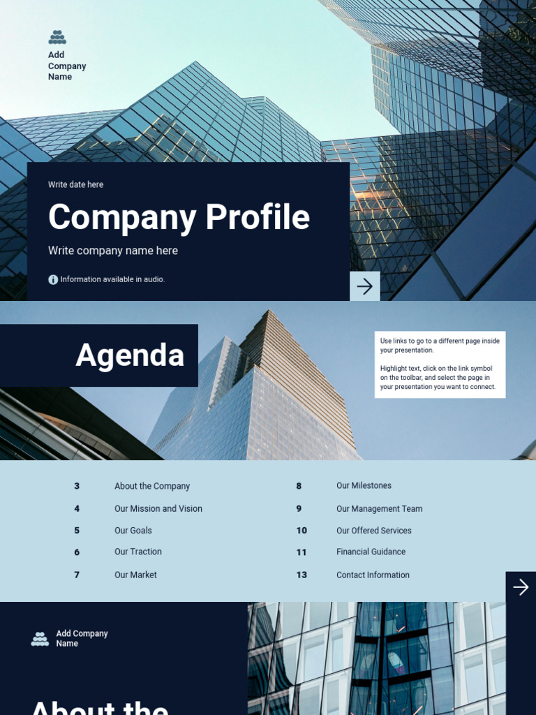 Blank Company Profile Business Presentation PDF | PDF | Computing ...