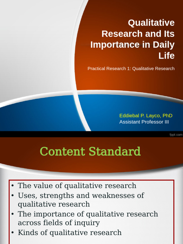 Qualitative Research | PDF | Qualitative Research | Focus Group
