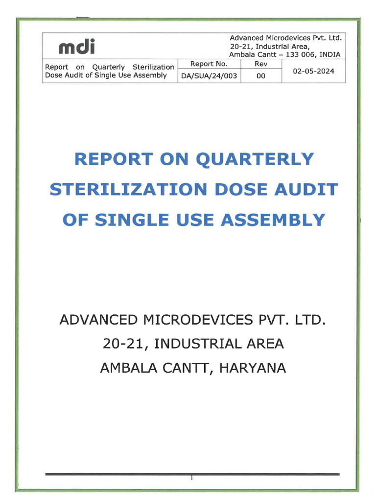 Dose Audit SUA | PDF