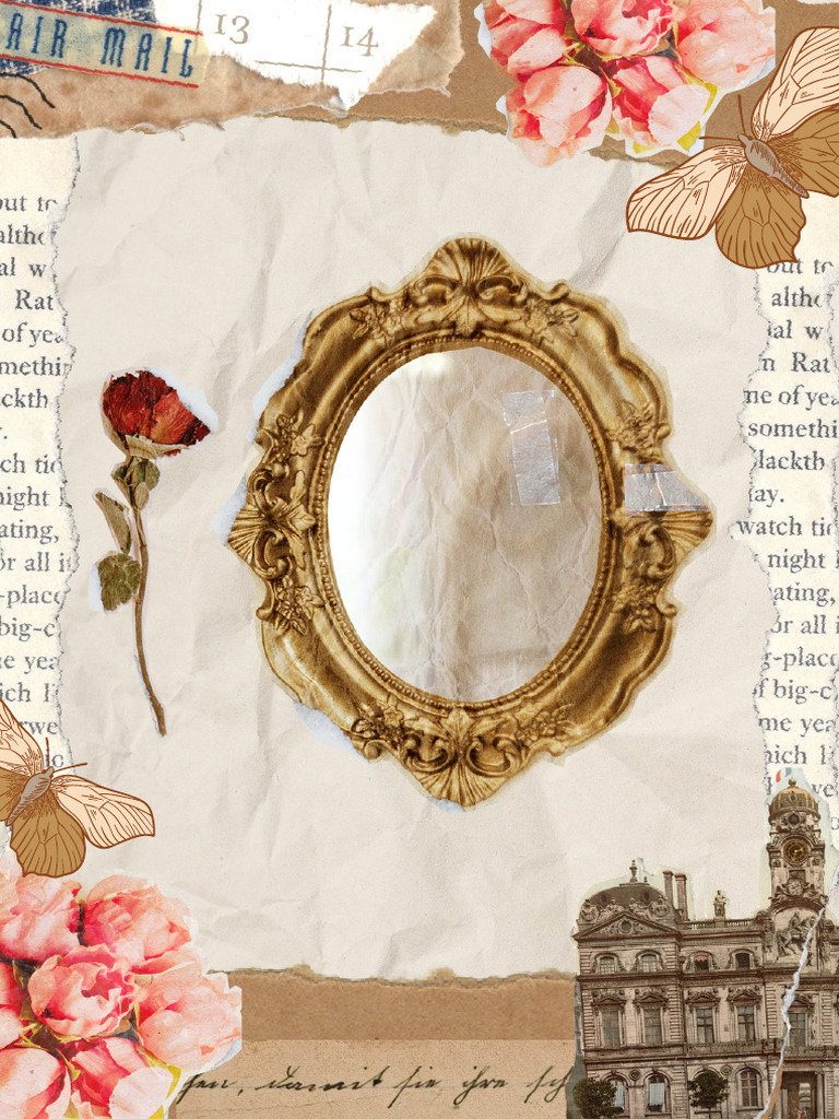 Brown Cream Vintage Scrapbook Diary Book Cover Document | PDF