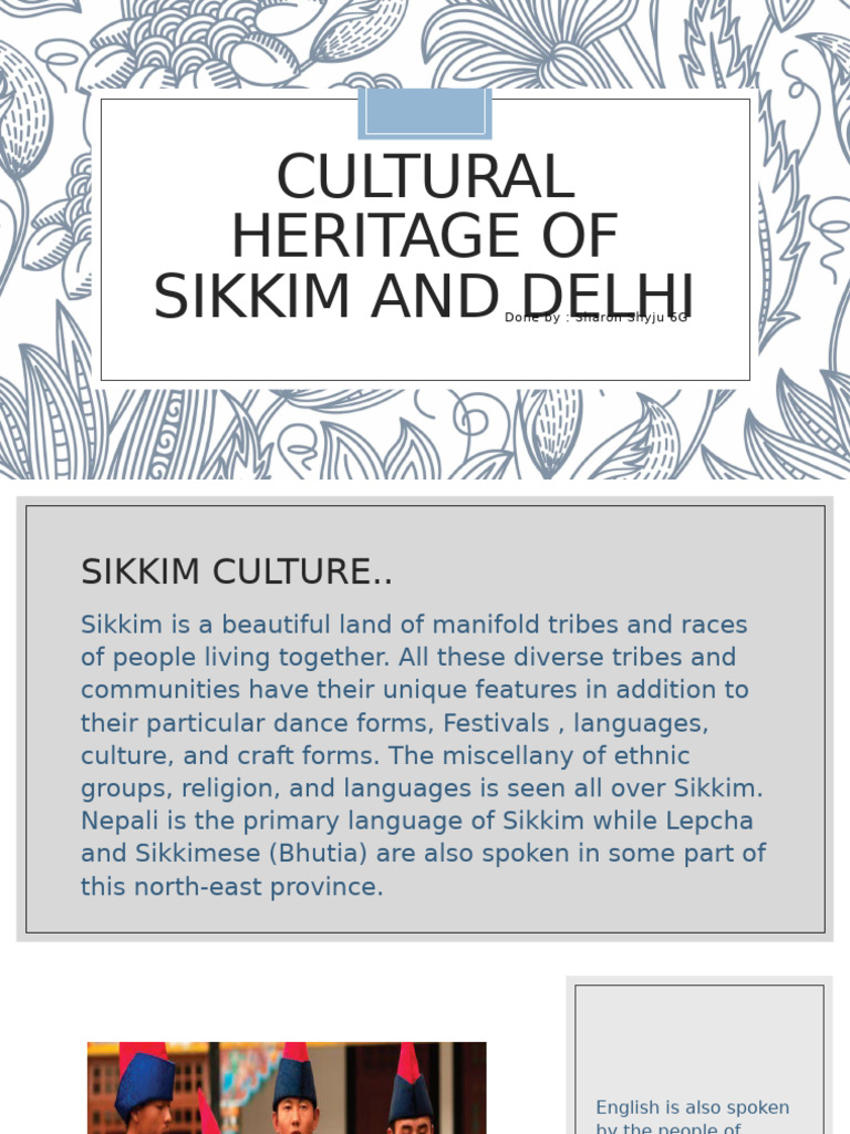 Sikkim and Delhi Cultural Comparison | PDF