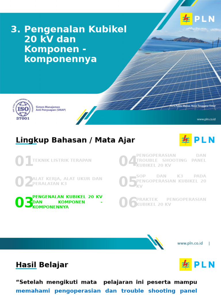 Pengenalan Kubikel 20 KV Dan Komponen - Komponennya | PDF | Komputer ...