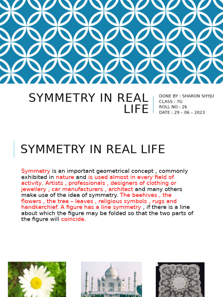 Symmetry in Real Life | PDF | Art | Lifestyle