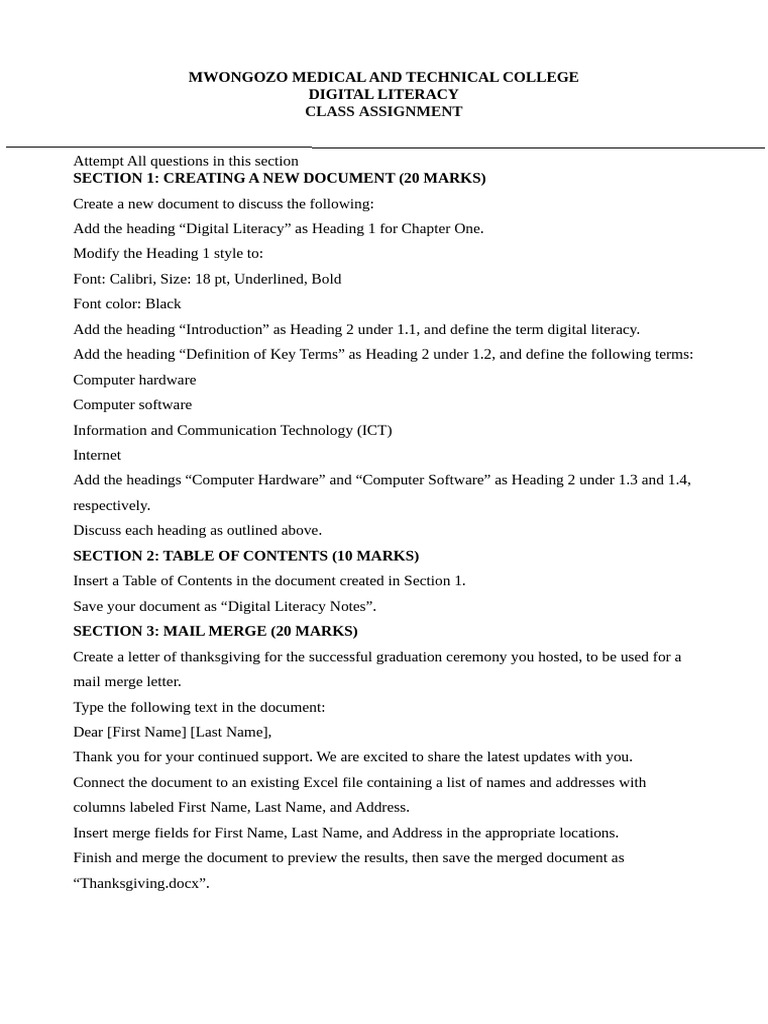 Class Assignment | PDF | Computers | Technology & Engineering