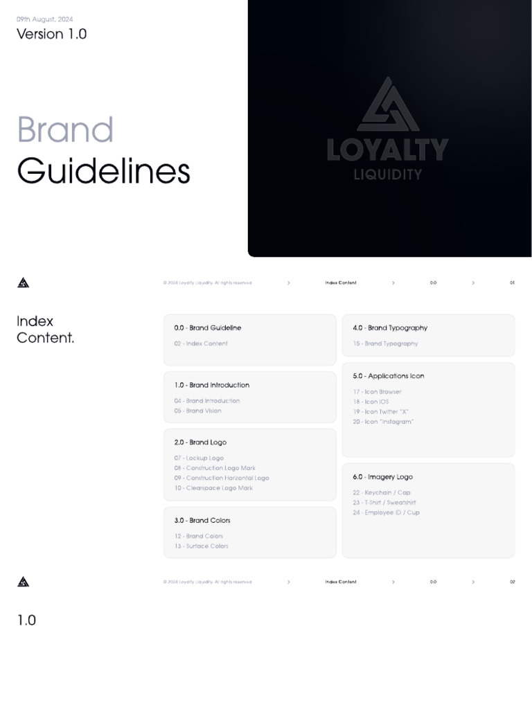 Loyalty Liquidity Branding | PDF | Typography | Logos