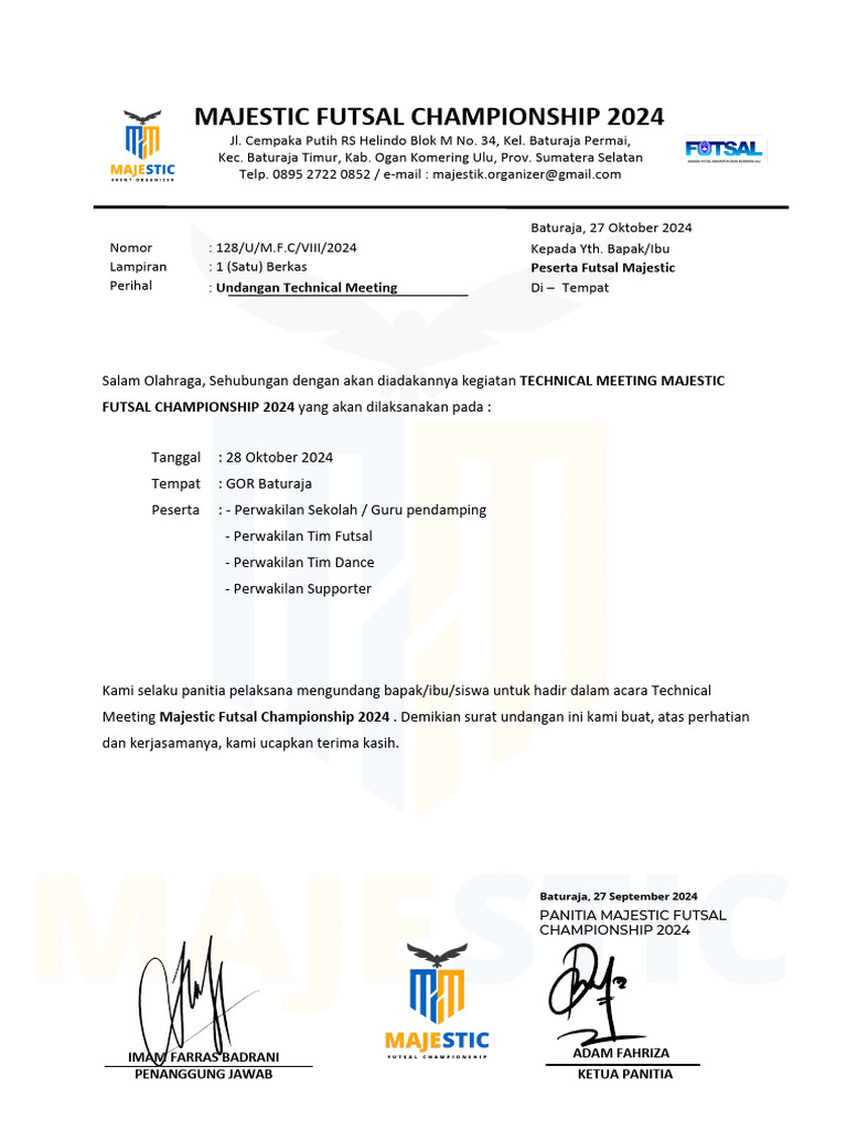 Surat Undgn TM PDF | PDF