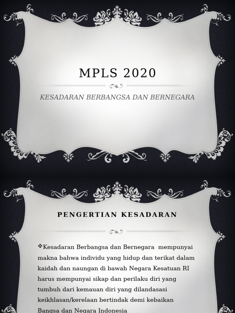MPLS 20202-Kesadaran Berbangsa Dan Bernegara | PDF