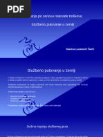 Putni Nalog - Primjer 2023. | PDF