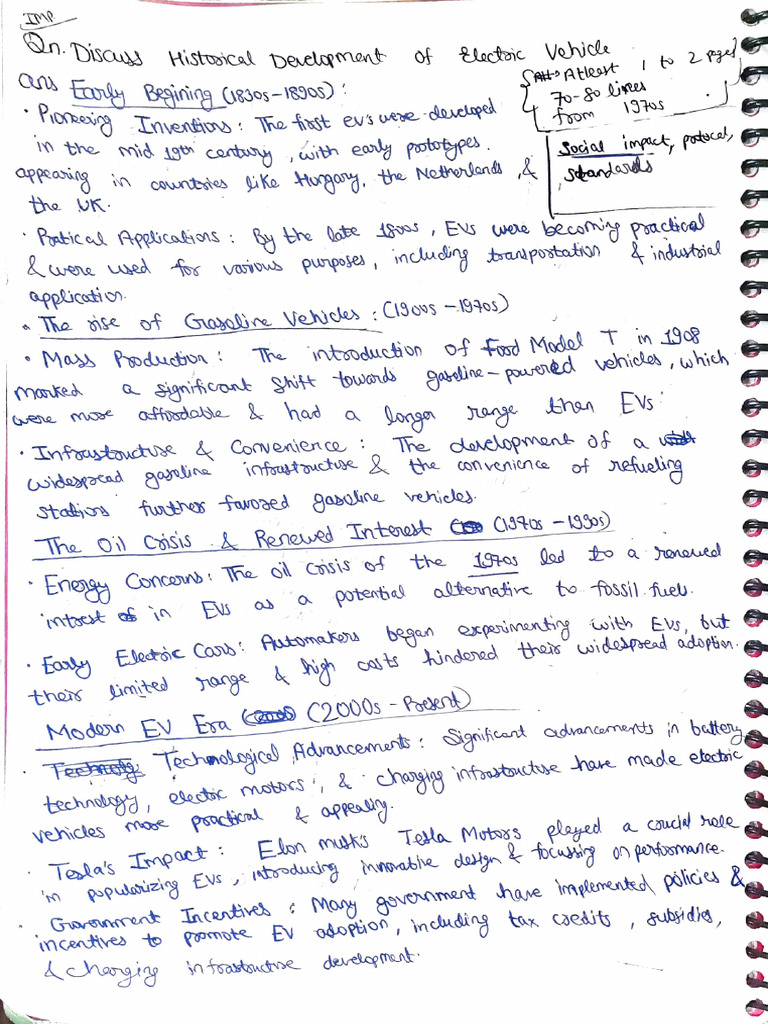 EVCT Notes | PDF