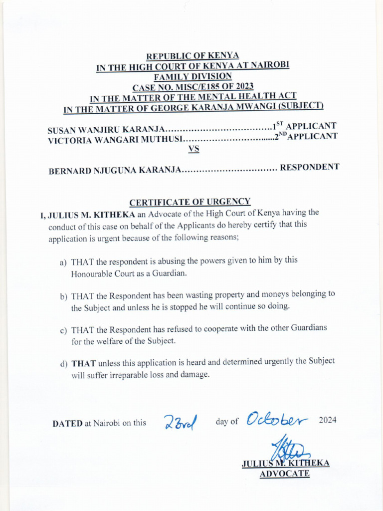 Certificate of Agency | PDF