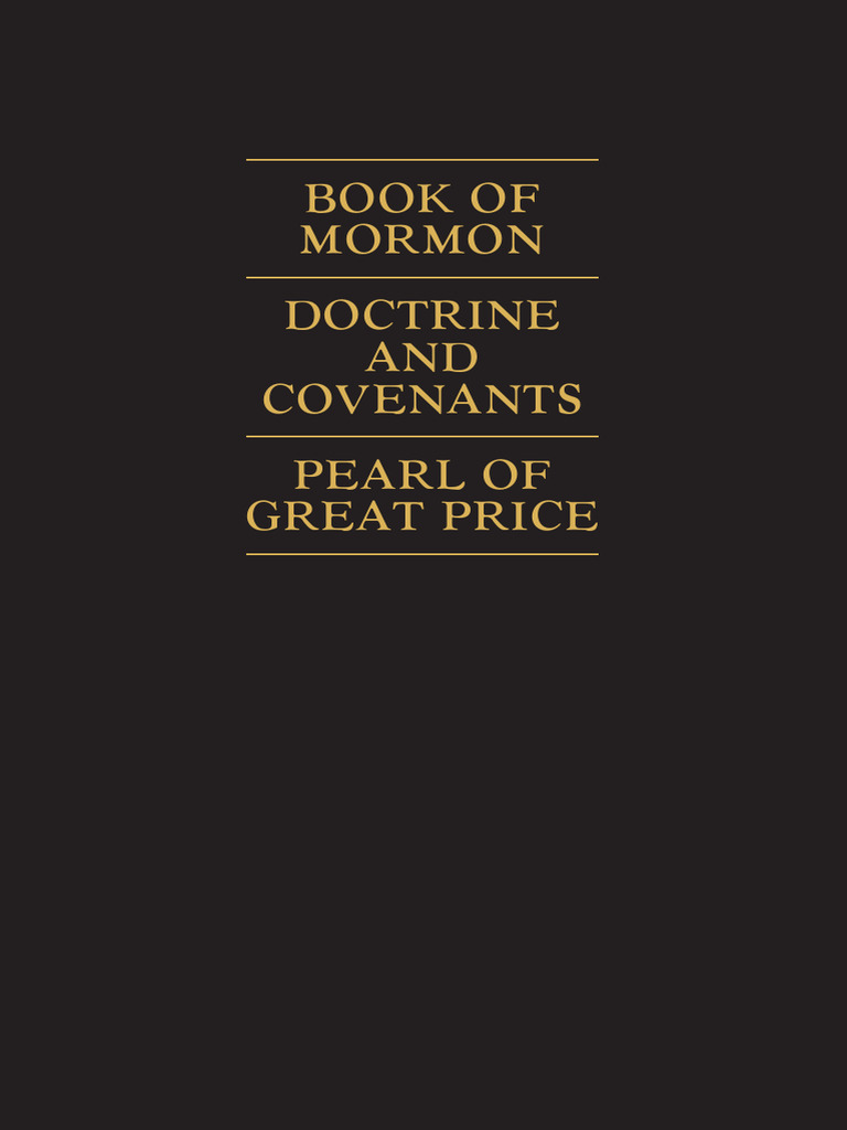 Triple Combination English | PDF | Book Of Mormon | Mormonism