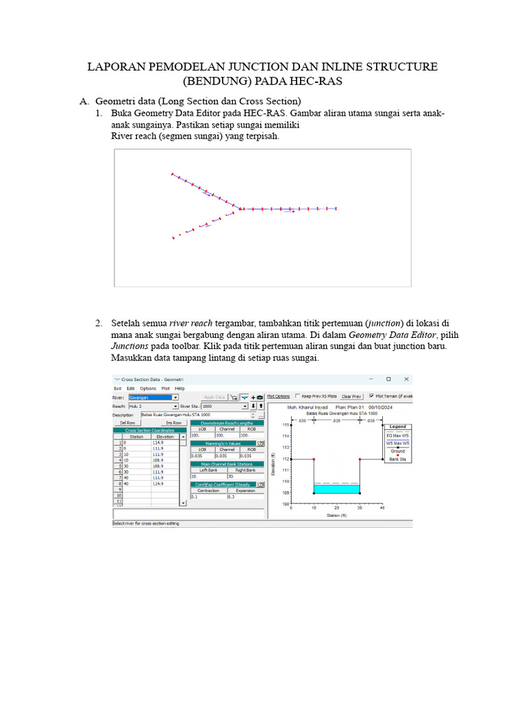 Pemodelan Sungai dengan HEC-RAS | PDF
