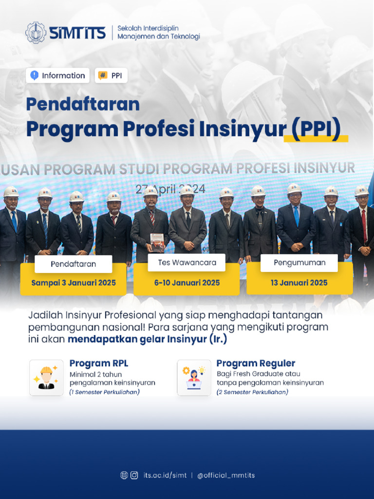 Pendaftaran Psppi Simt-Its 2025 | PDF