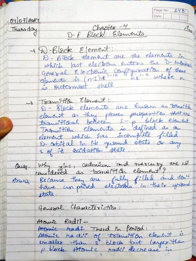 Chemistry Work | PDF