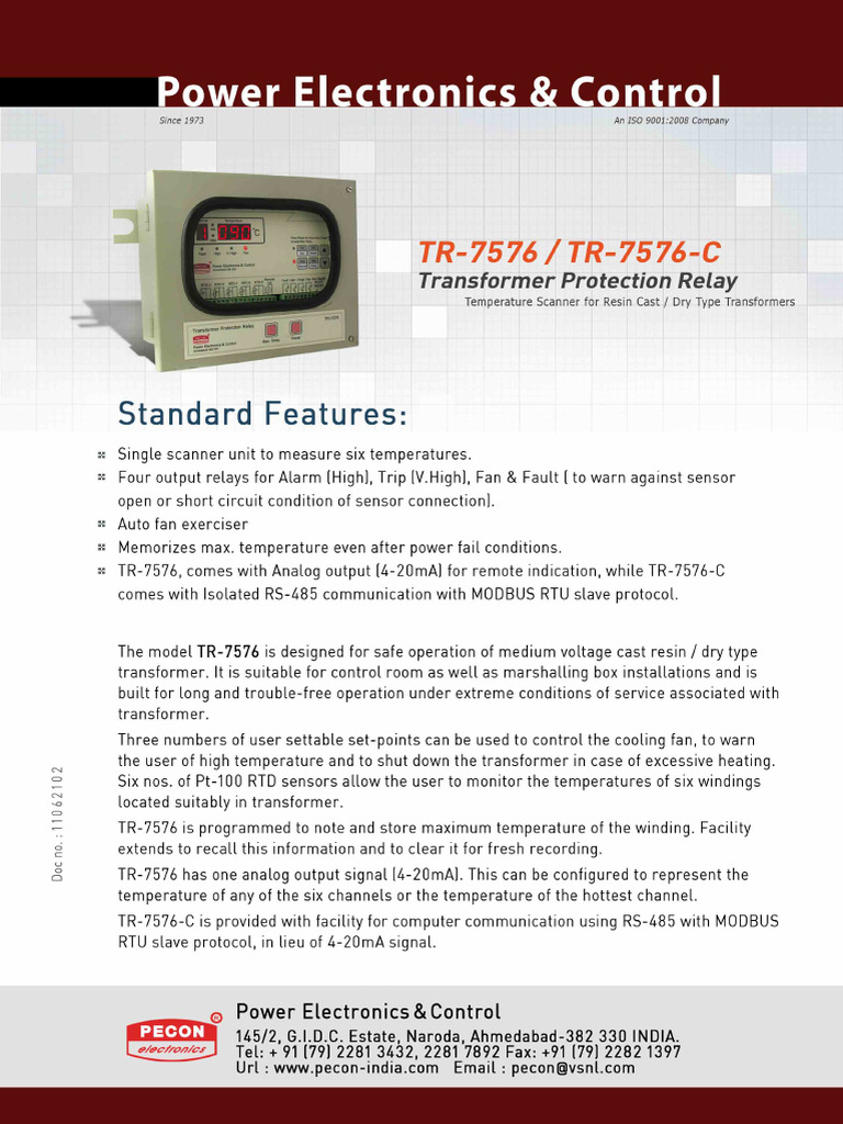 Catalogue tr-7576 | PDF