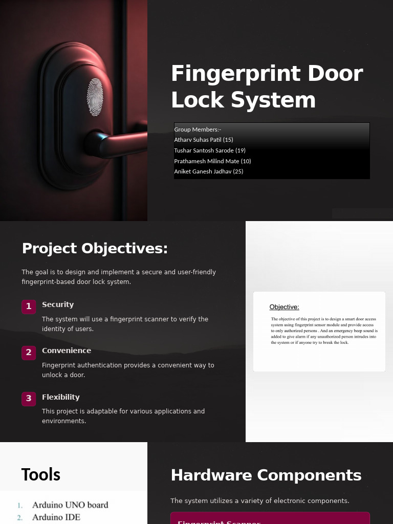 Fingerprint Door Lock System | PDF | Fingerprint | Arduino