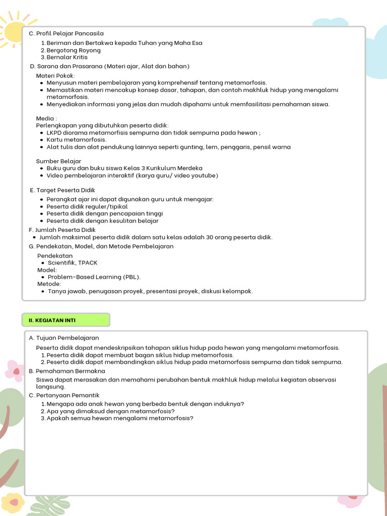 Modul Ajar Kelas 3 Ipas Pdf