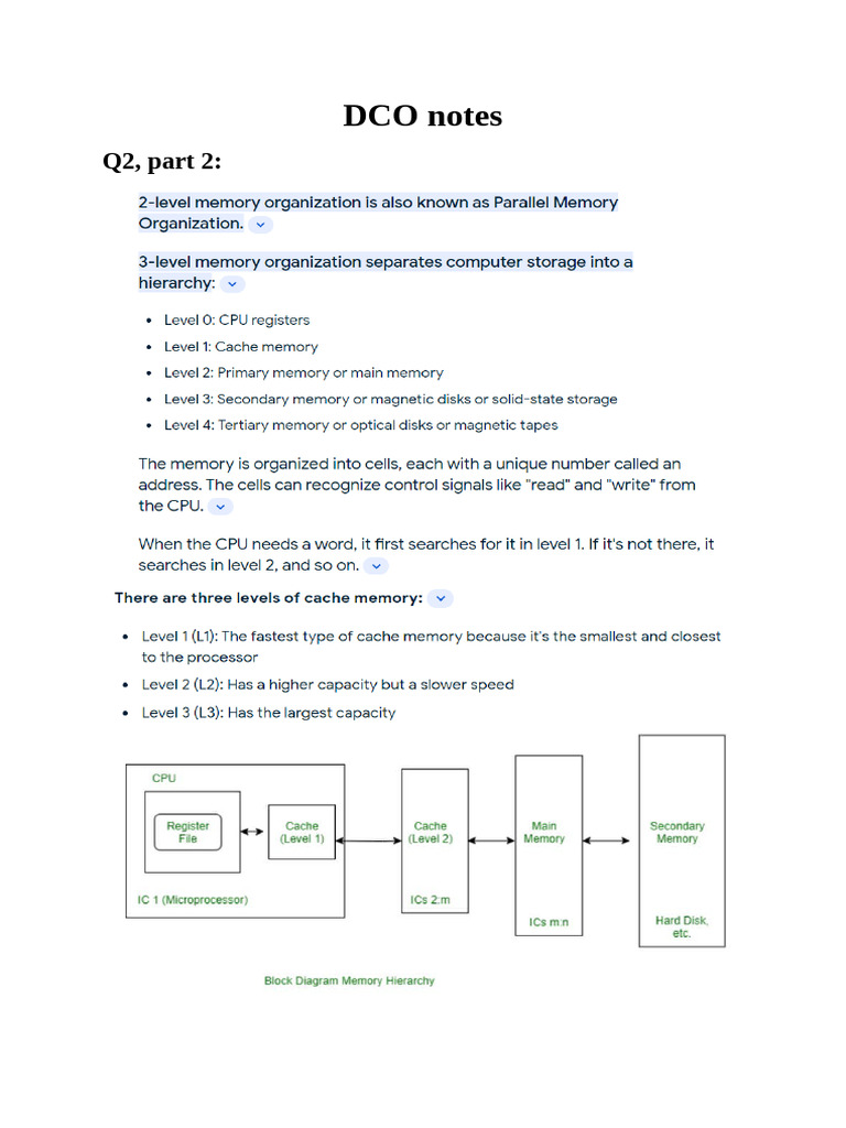 DCO Notes | PDF