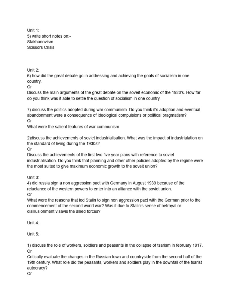 Ussr Sem 5 Pyq | PDF
