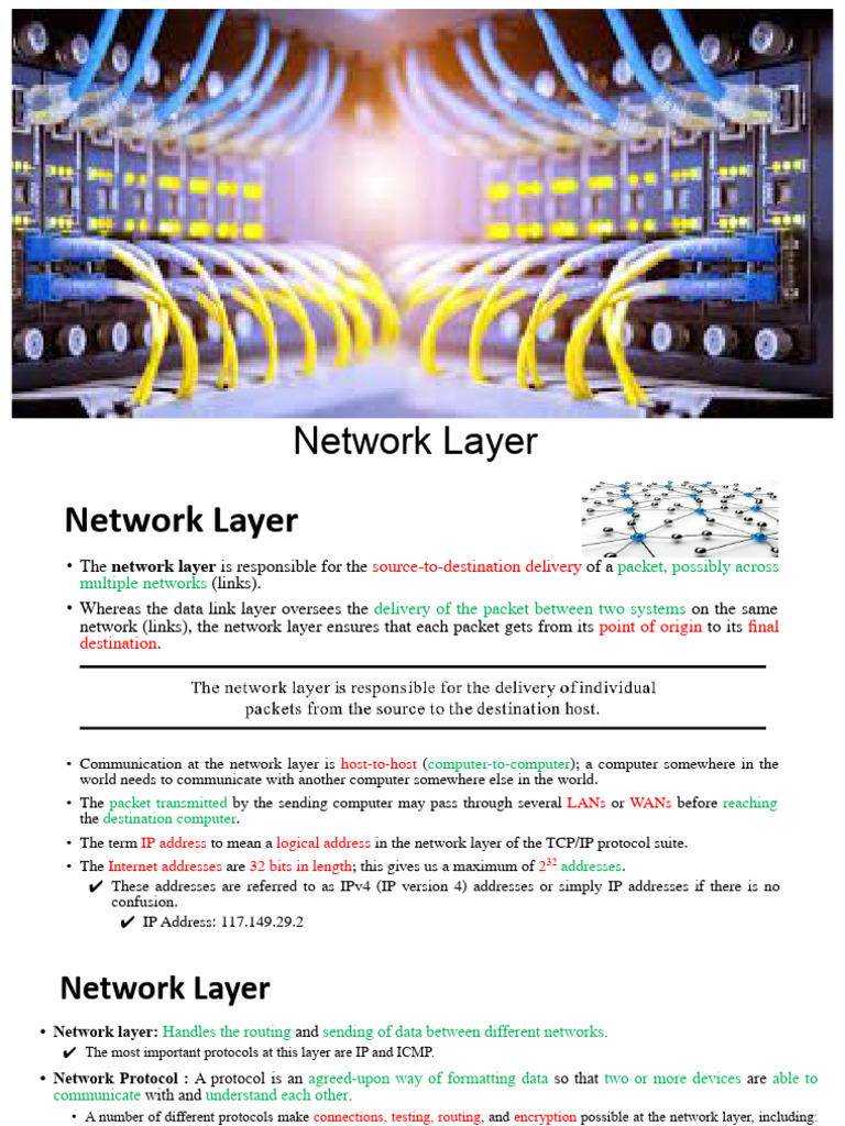 UNIT - III Network Layer | PDF | Internet Protocols | Computer Network