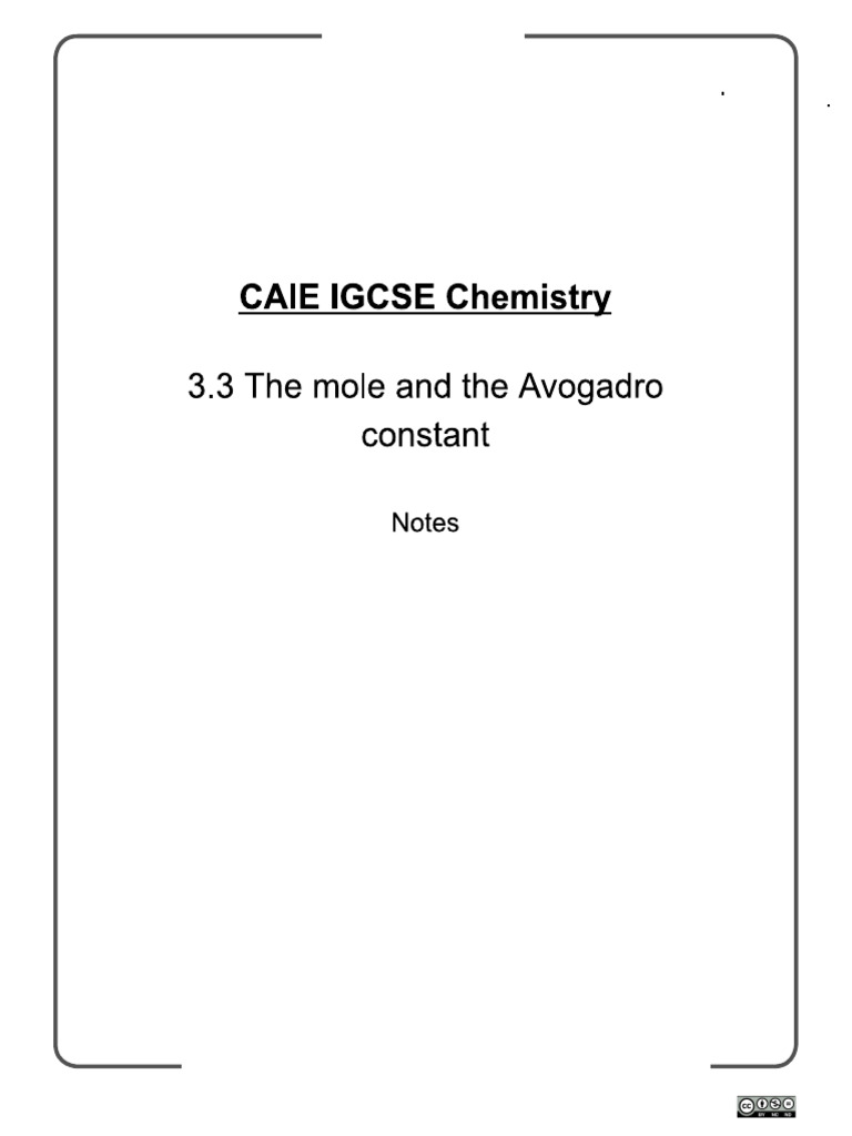 Mole Calculation and Empirical Formula | PDF | Mole (Unit) | Chemical ...