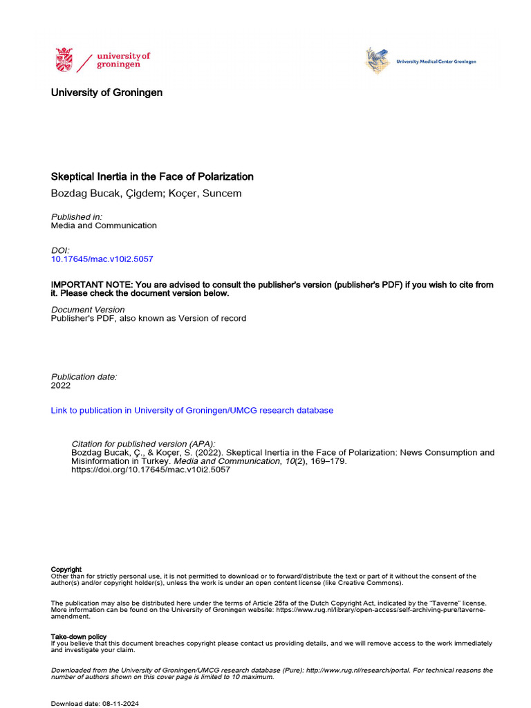 MaC 10 2 Skeptical Inertia in The Face of Polarization News Consumption ...