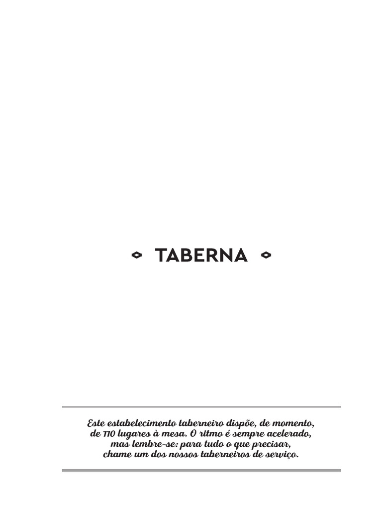 Carta_Taberna_PT | PDF | Presunto | Culinária ocidental