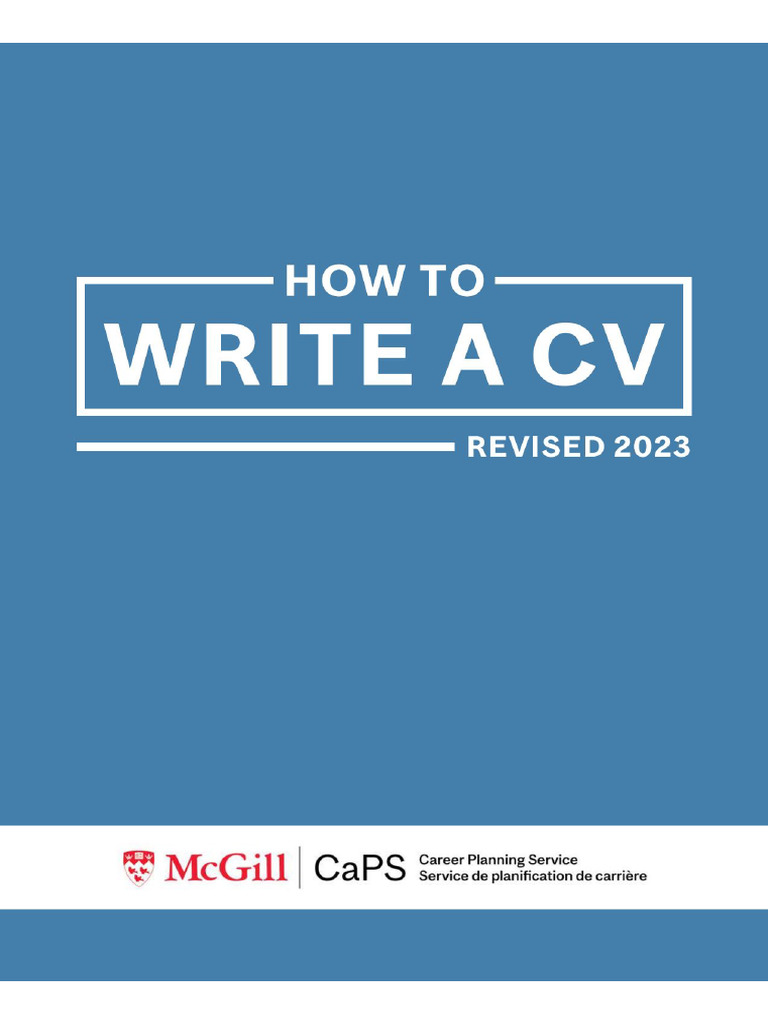 2023 Guide CV | PDF