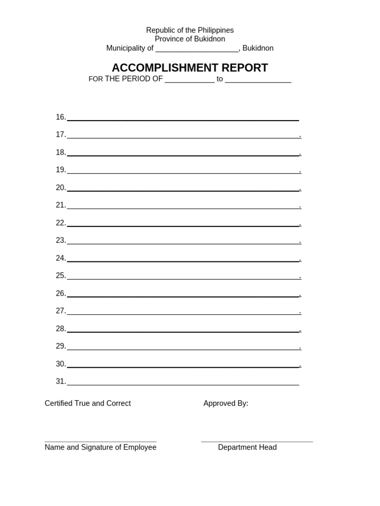 Gip Accomplishment Report | PDF
