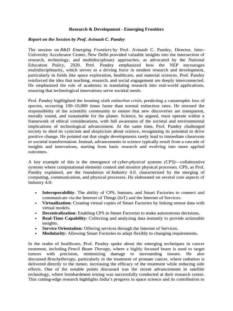 Research and Development | PDF | Medical Imaging | Science