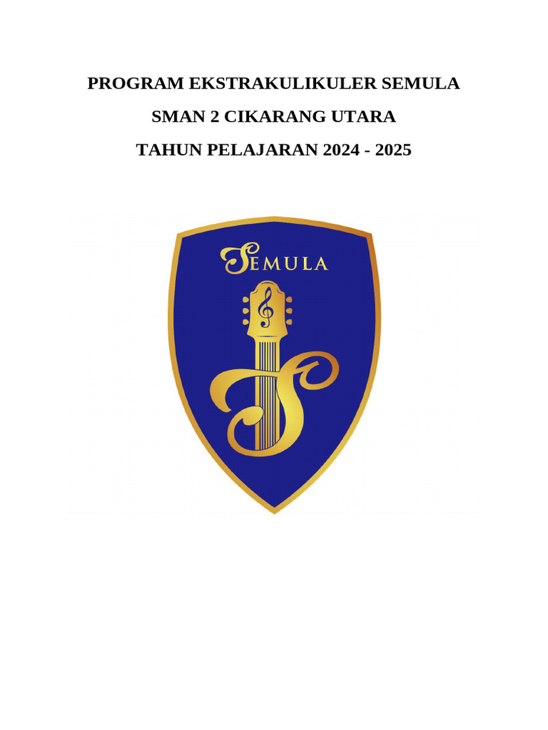 Laporan Program Ekskul Semula | PDF