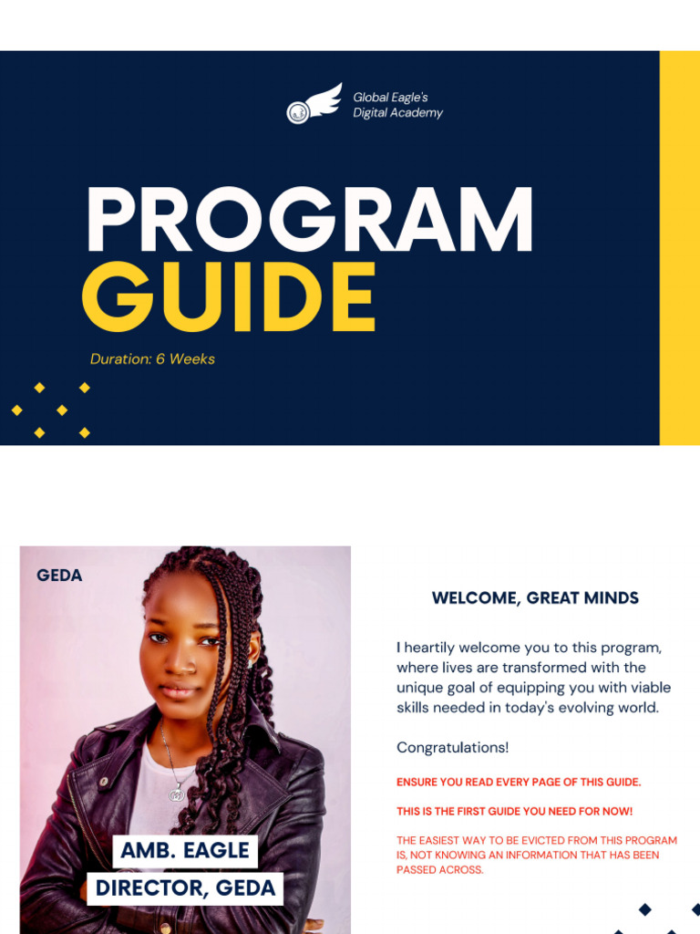 Student's Program Guide | PDF