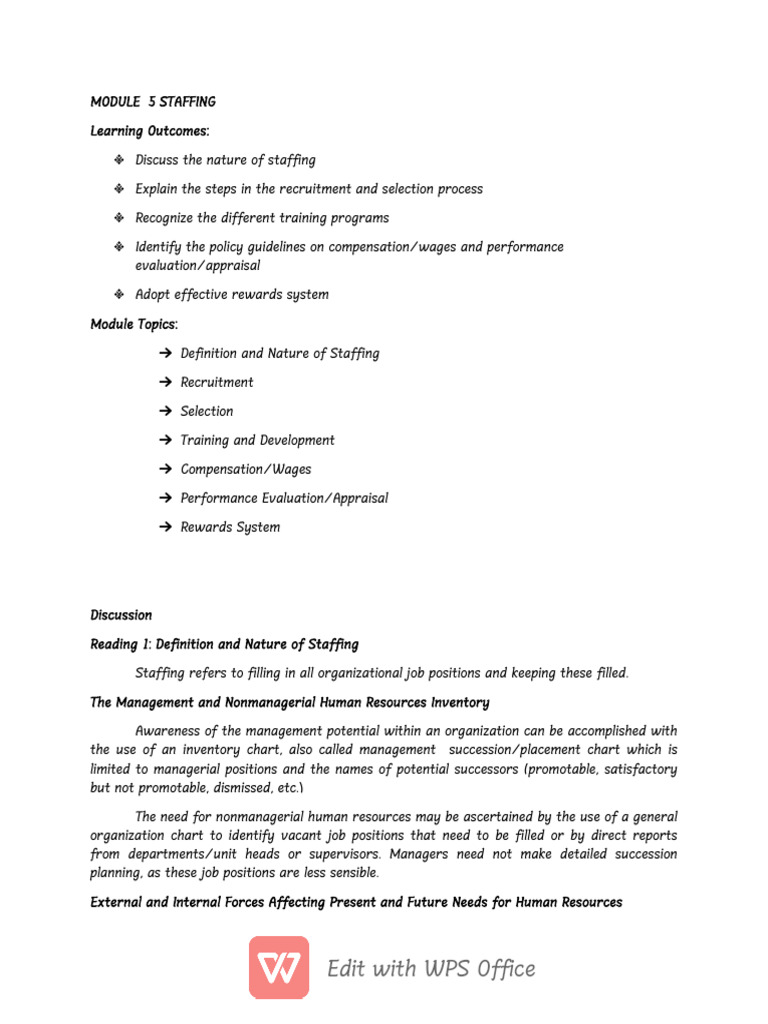Midterm Module in HMB1 Organization and Management 1st Sem 2024 2025 ...