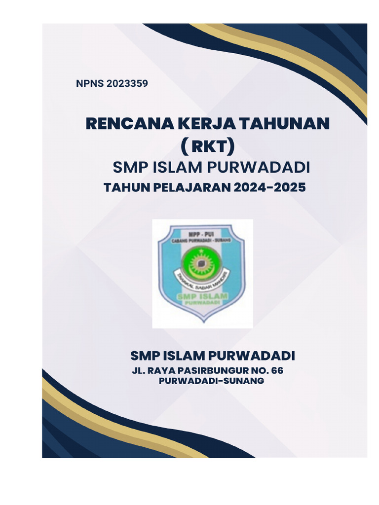 RKT SMP Islam 2024-2025 | PDF