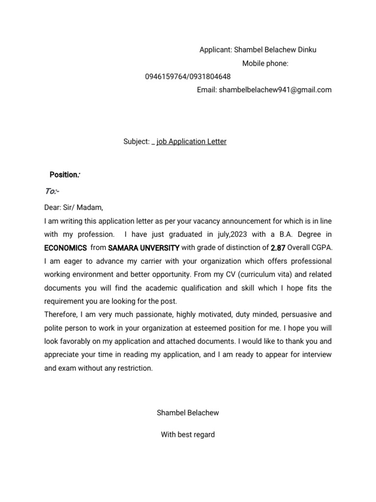 Shambel Belachew - Shambel Belachew | PDF