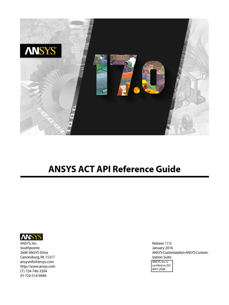 Ansys Act API Reference Guide | PDF | Trademark | License