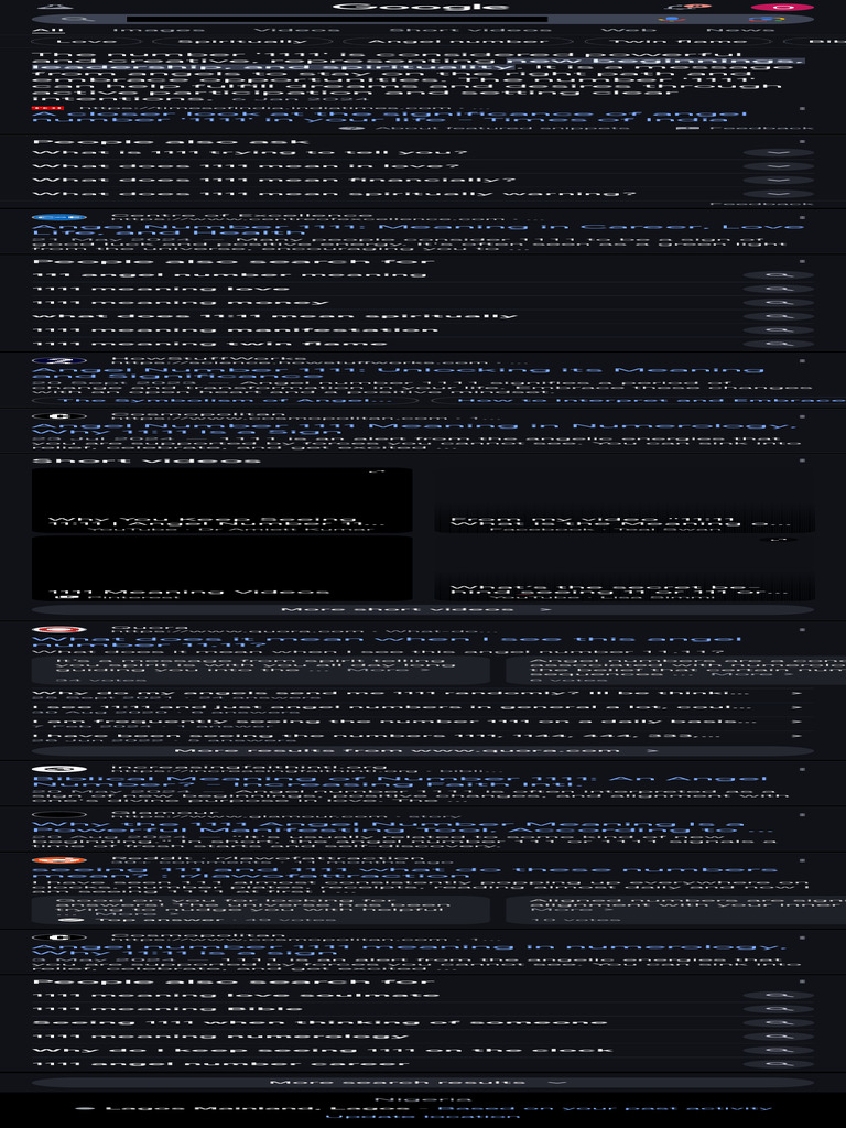 1111 Meaning - Google Search | PDF | Self-Improvement | Wellness