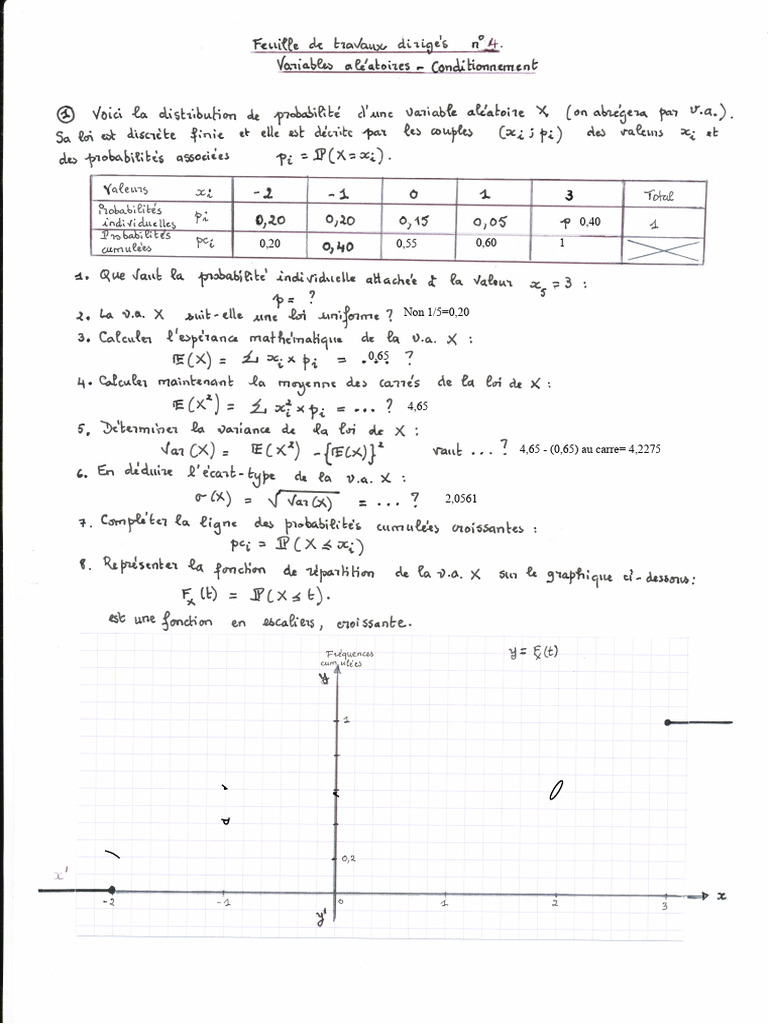 L1 Stats S2 Feuille de TD 4a | PDF