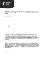 Fun Closing Activities for Groups | PDF | Concept | Learning