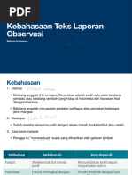 Teks Laporan Hasil Observasi Belalang Anggrek Kelompok 4 XB | PDF