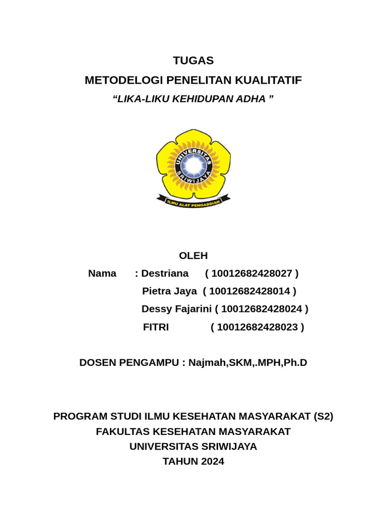 Lika Liku Kehidupan ADHA | PDF | Kesehatan Holistik