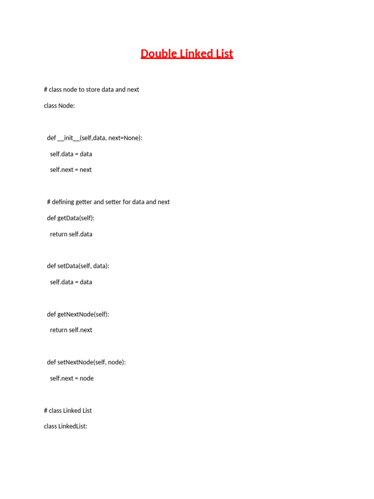 Double Linked ListTT | PDF | Data | Computer Programming Double Linked ListTT | PDF | Data | Computer Programming