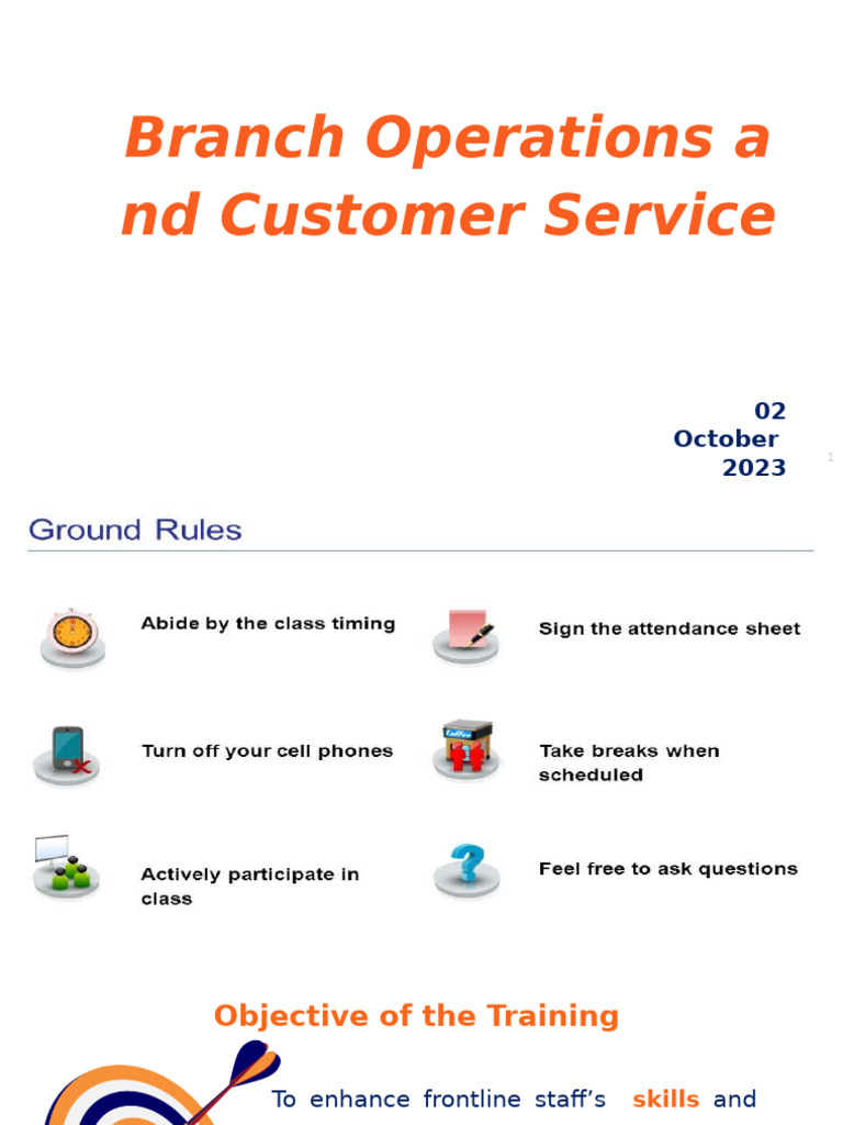 Final Slide For CSO Training | PDF | Transaction Account | Banks