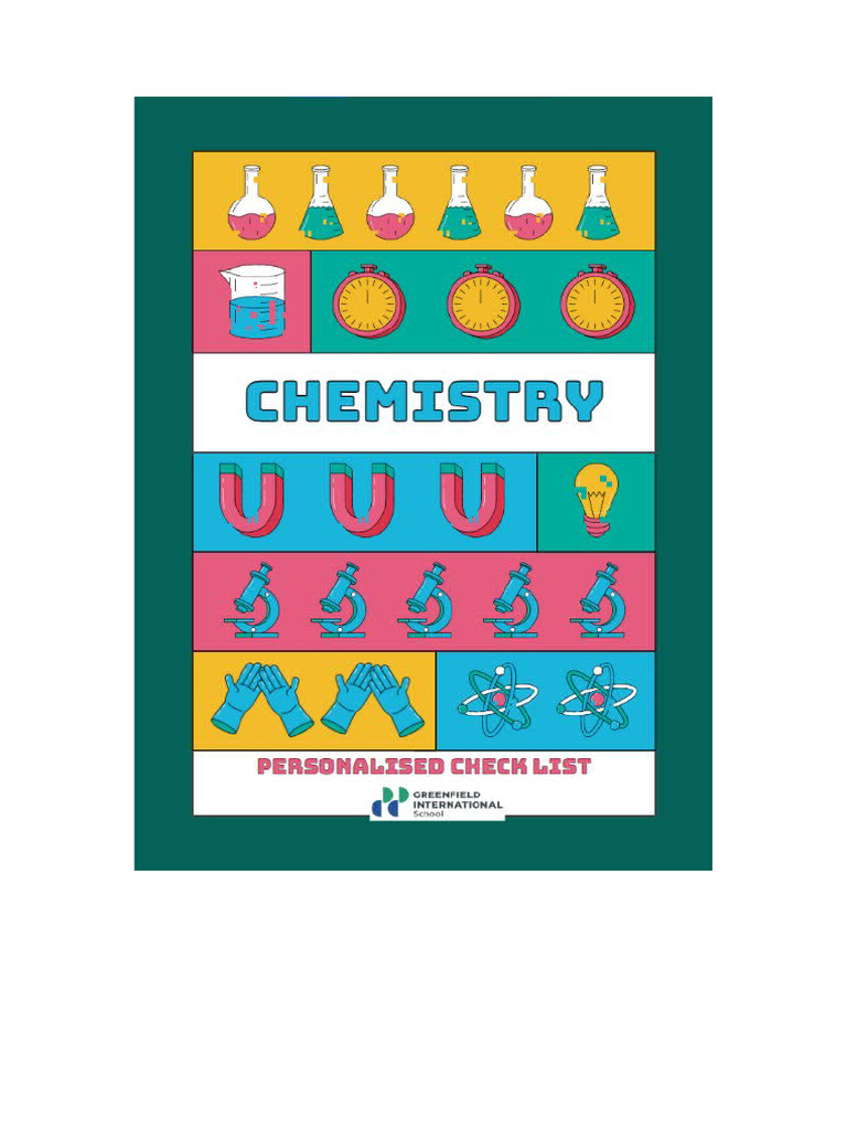 1048647970PLC - DP Chemistry Checklist | PDF | Reaction Rate | Redox