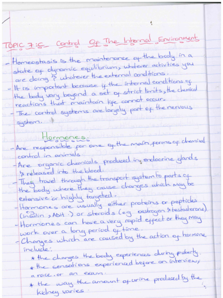 Control of Internal Notes | PDF