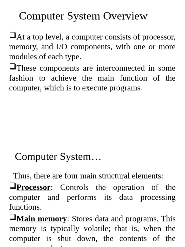 1 Chapter One | PDF | Computer Data Storage | Operating System