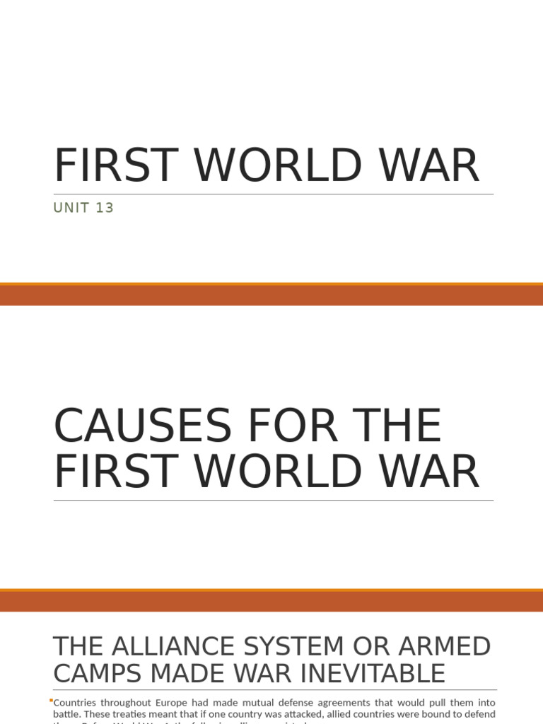 U13 First World War | PDF | Trench Warfare | Austria Hungary