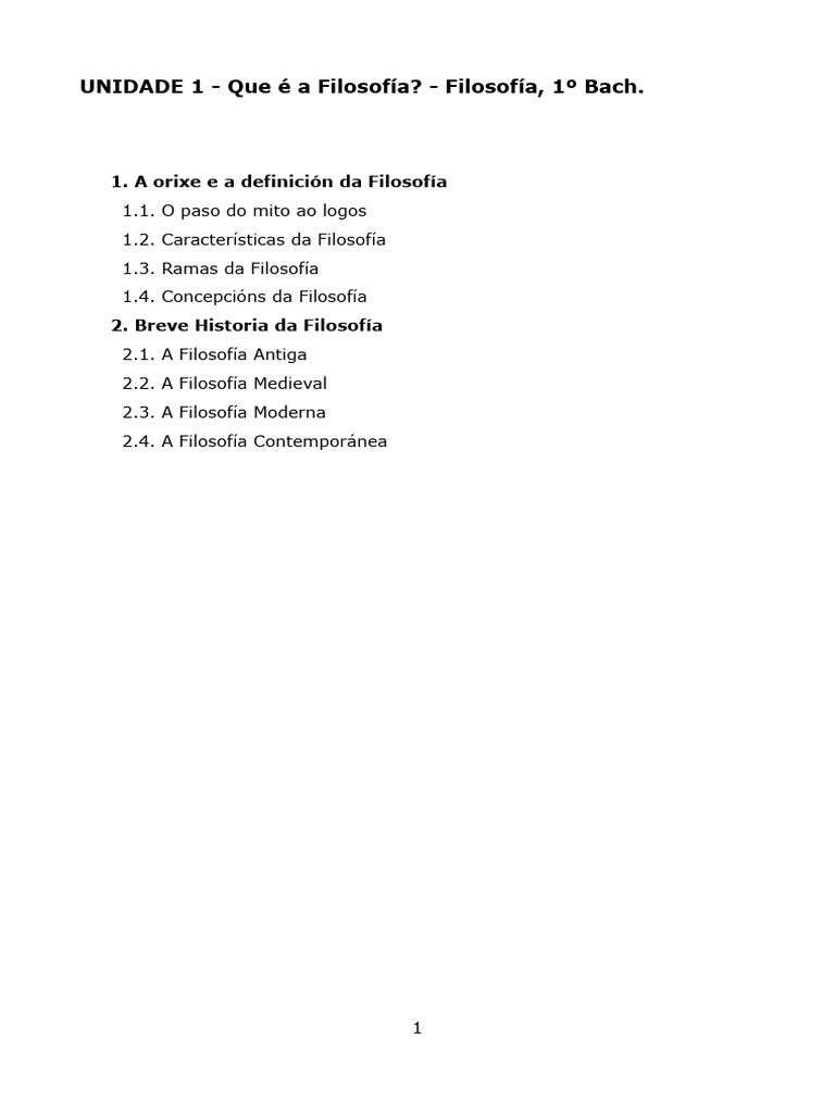 UD 1 - Que Ã© A FilosofÃ A | PDF