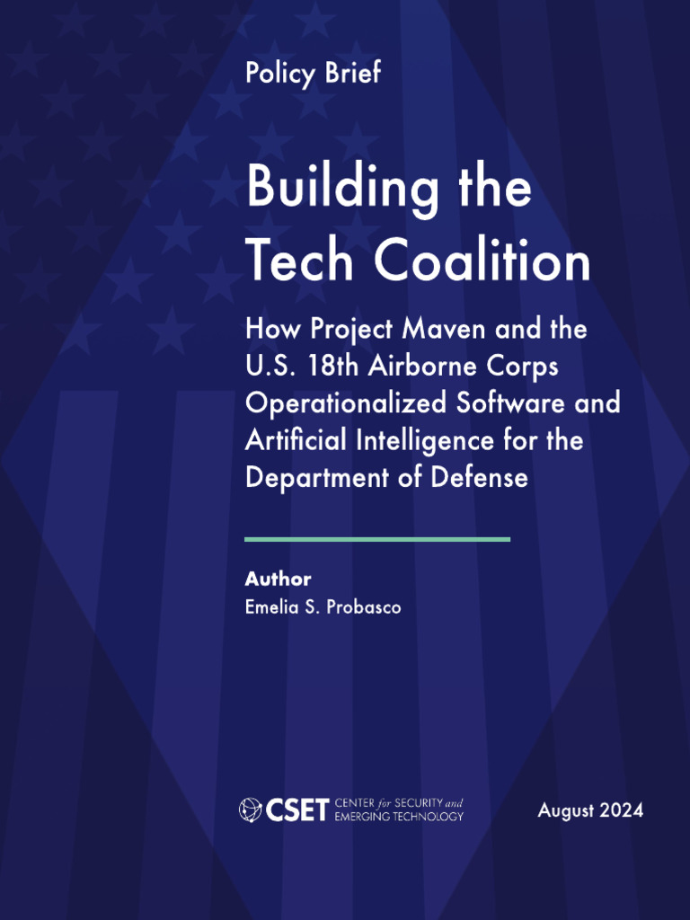 CSET Building The Tech Coalition 1 | PDF | Artificial Intelligence ...